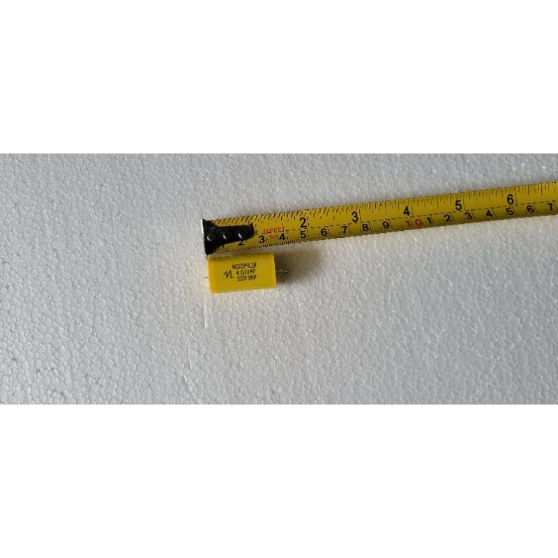 Jual non polar 4,7uf j 4,7 uf 250v audiophiler kuning resistor tahanan ...