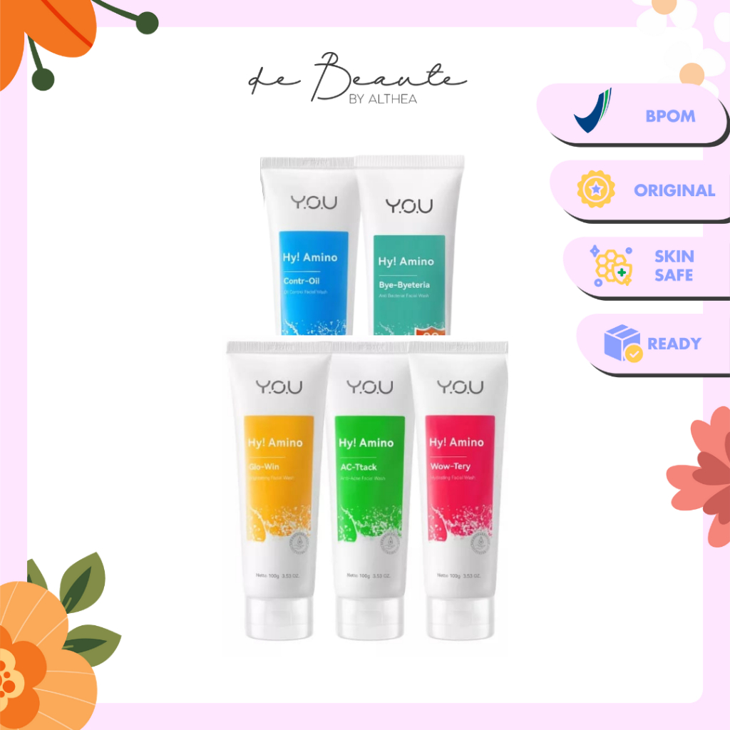 Jual YOU Hy! Amino Facial Wash 100gr 50gr - Anti Acne | Control Oil ...