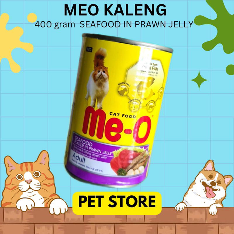 Jual MEO KALENG 400 gram Makanan Kucing Bergizi | Shopee Indonesia