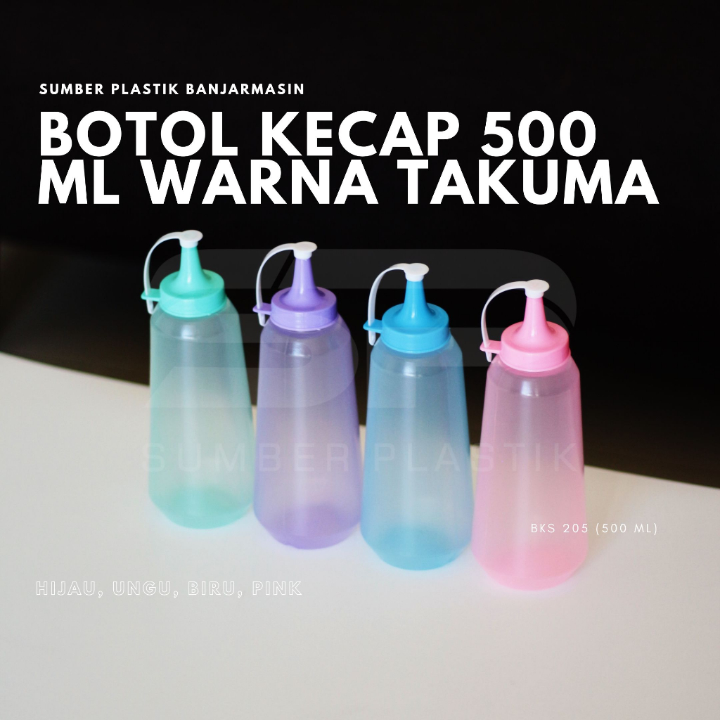 Jual Botol Kecap Sassa 500 ml Takuma Botol Kecap Plastik Botol Kecap ...