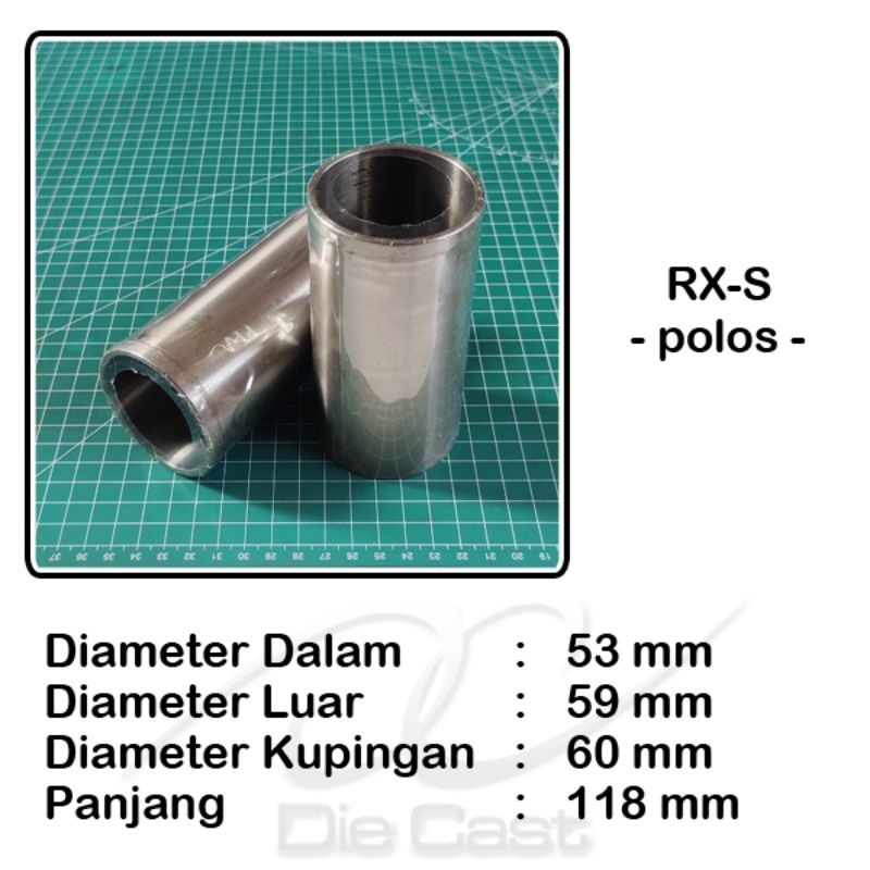 Jual Liner Boring Polos - RXS 53/59 | Shopee Indonesia