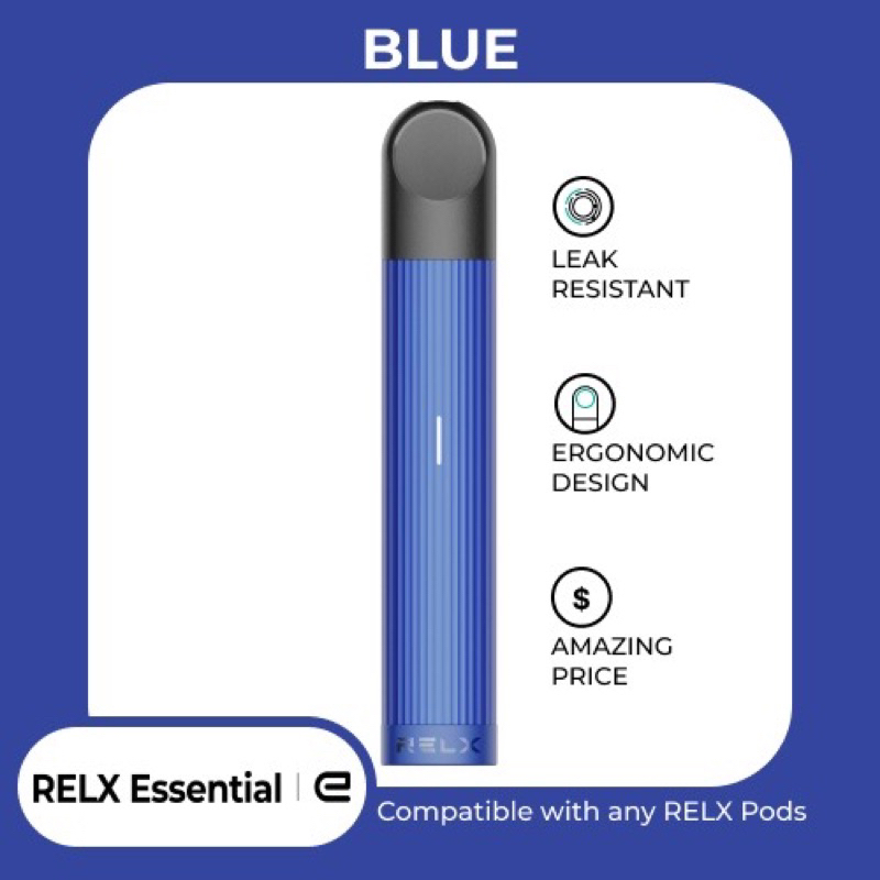 Jual RELX Bundle Essential Blue Device dan Pod (isi 1 POD) | Shopee Indonesia