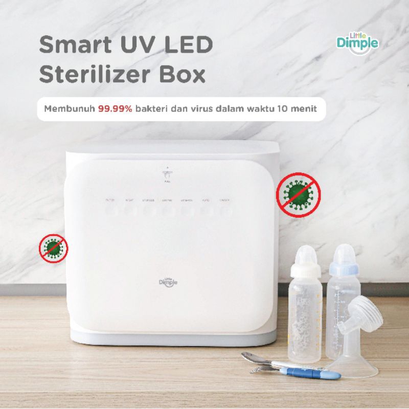 Jual little dimple smart UV LED Sterilizer box - UV steril box | Shopee Indonesia