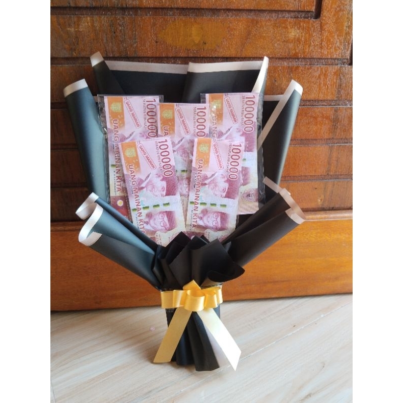 Jual mini kerangka buket uang mini / kosongan / money buket bisa isi ...