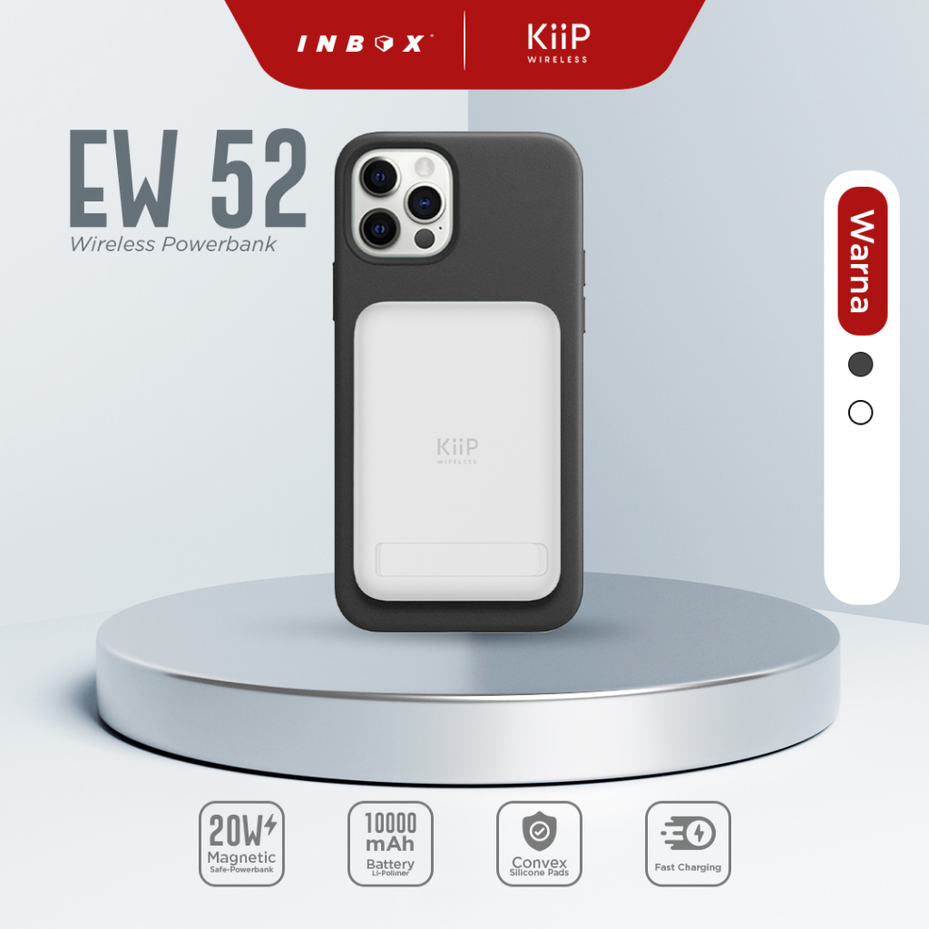 Jual KiiP - Power Bank - EW52 Magnetic Magsafe 20W Fast Charging Type-C ...