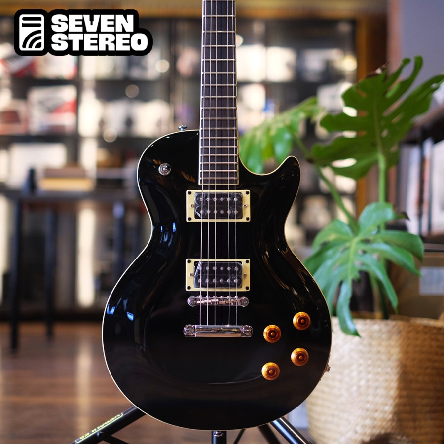 Jual Genta GE-1 470 GE1 470 Les Paul Model Electric Guitar Black | Shopee Indonesia