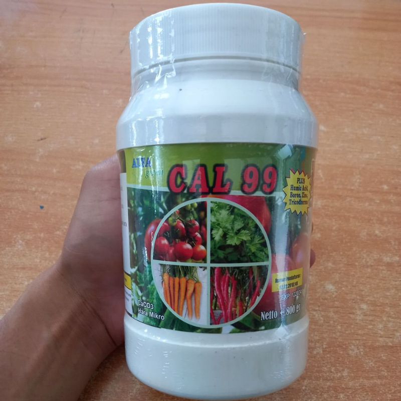 Jual Calsium 99 Plus humic acid, tricoderma, boron dan zink 800gram ...