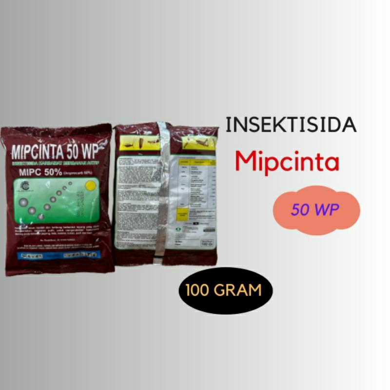 Jual MIPCINTA 50WP 100 gram Insektisida mipcin | Shopee Indonesia