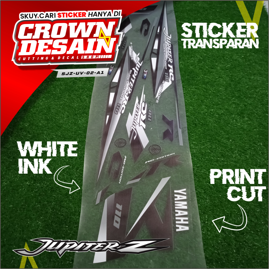 Jual STRIPING UV JUPITER Z CUSTOM RACING Stiker Semifull Yamaha Jupiter ...