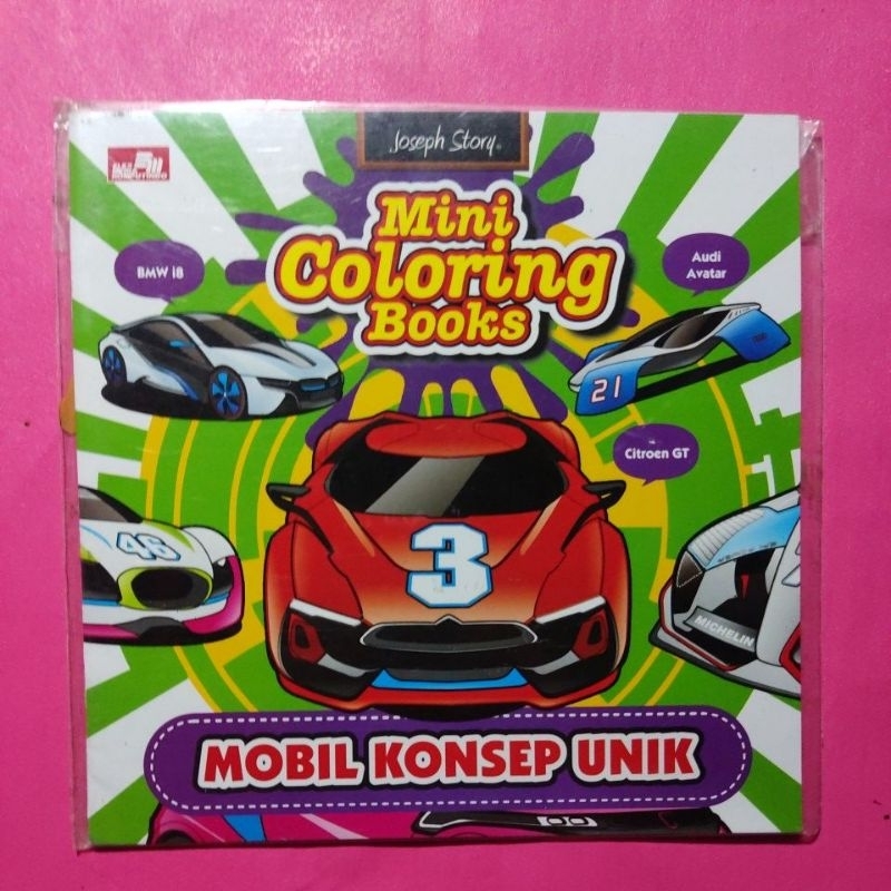 Jual buku anak coloring mobil konsep unik | Shopee Indonesia