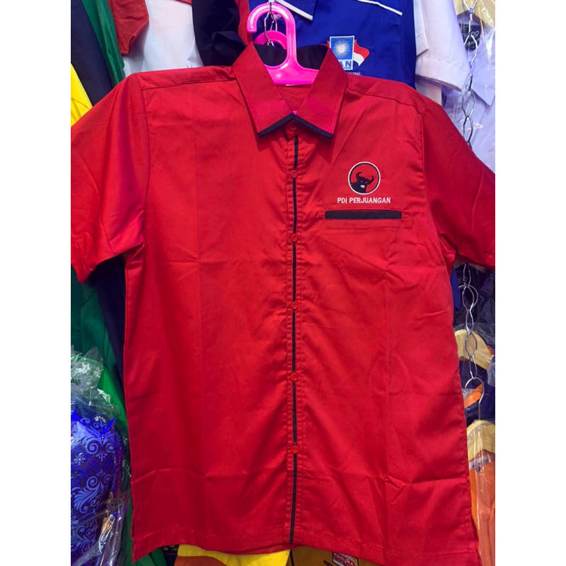 Jual Seragam Partai PDIP Baju Partai PDIP Kemeja Partai PDI Perjuangan ...