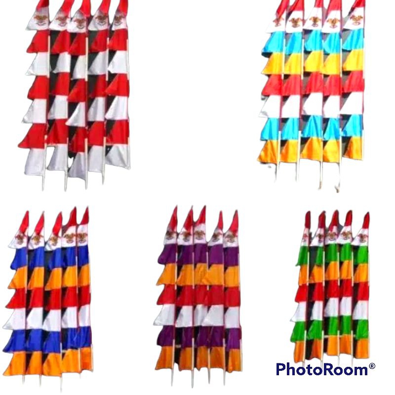 Jual bendera umbul umbul garuda warna warni | Shopee Indonesia