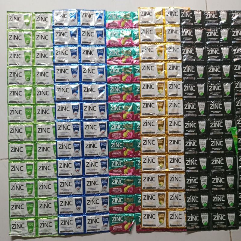 Jual shampo sachet zinc kemasan renceng isi 24 pcs murah | Shopee Indonesia