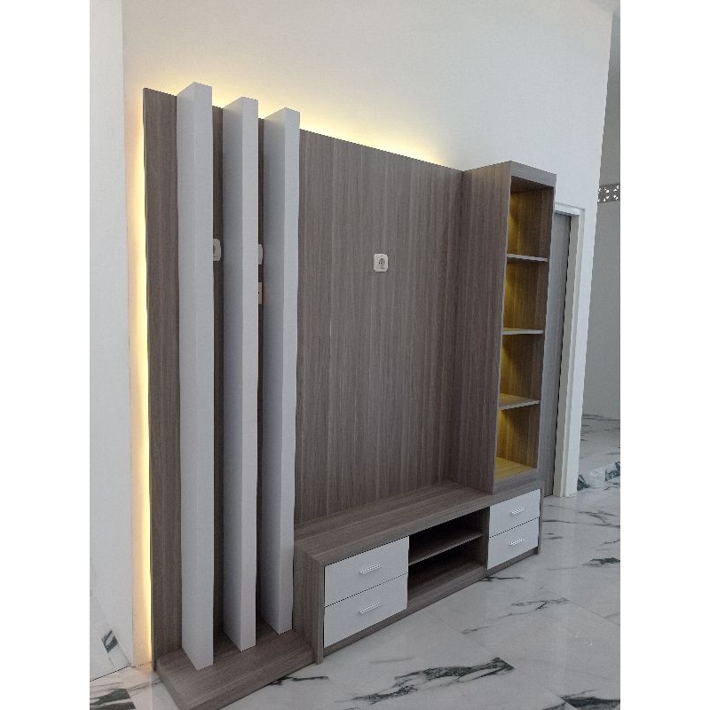 Jual Backdrop TV HPL Custom | Shopee Indonesia