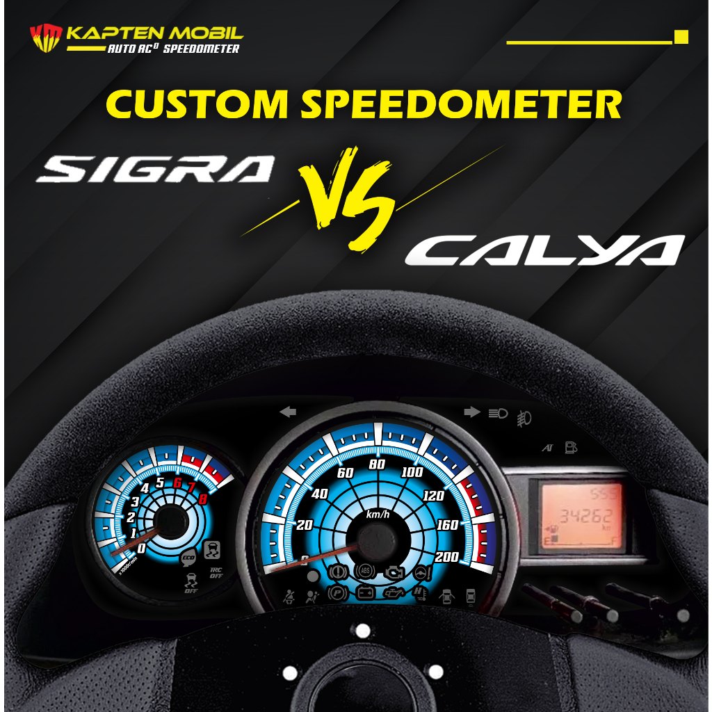 Jual Custom Panel Speedometer Mobil Calya Sigra | Shopee Indonesia
