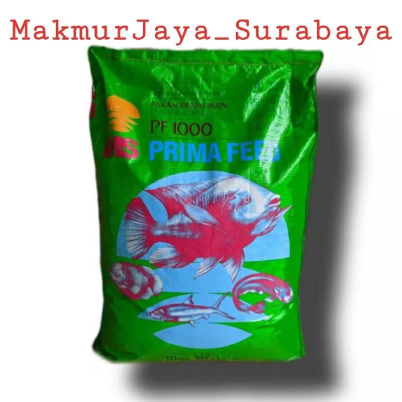 Jual Pakan Benih Ikan PF 1000 PRIMA FEED 1000 (1Kg) ikan lele,mujaer ...