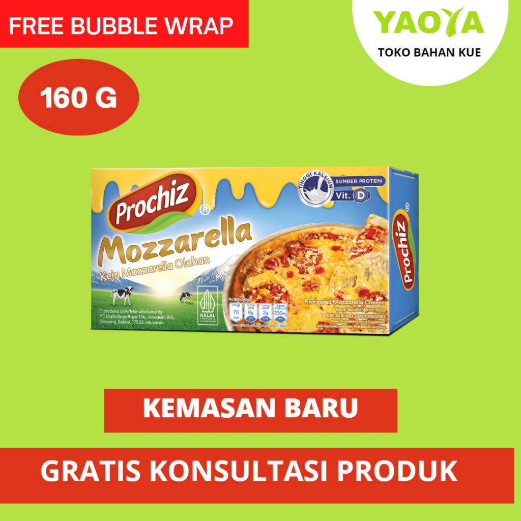 Jual PROCHIZ MOZARELLA 160g | Shopee Indonesia