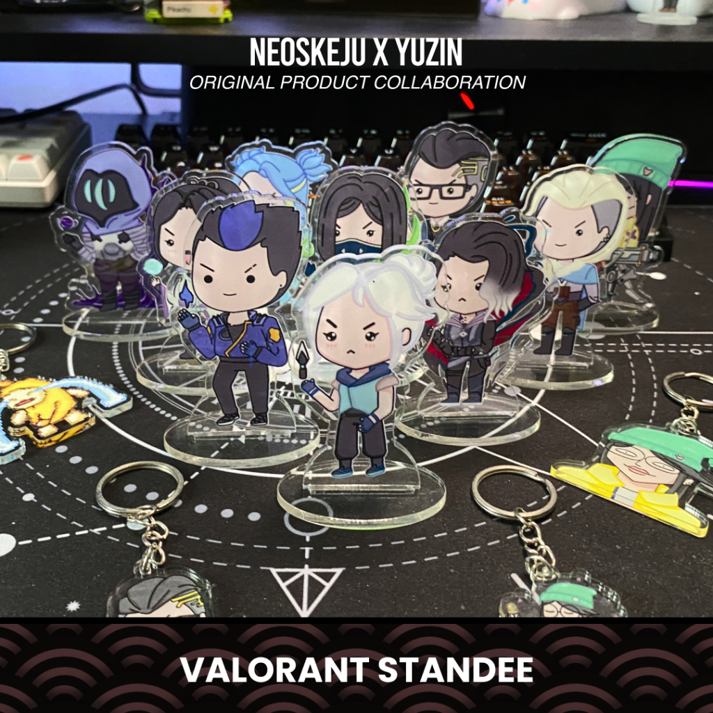 Jual STANDEE/MINIATURE AKRILIK VALORANT | Original by Kejucare x Yuzin ...