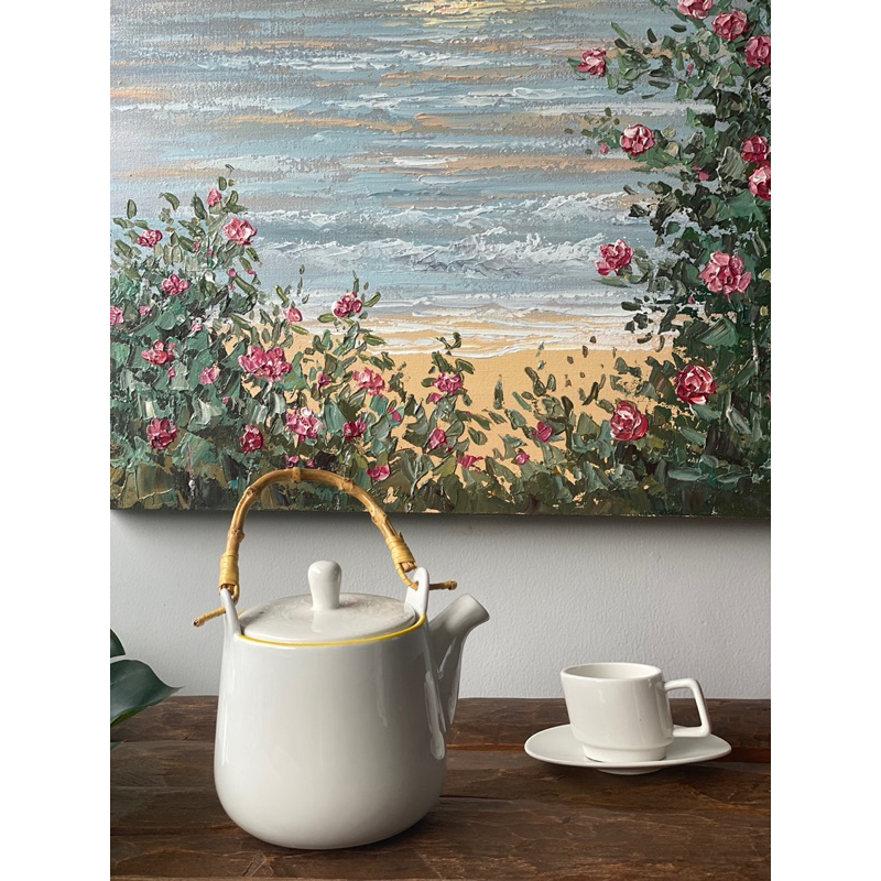 Jual TeaPot Set / Teko Teh Ocha Keramik Restoran Jepang Rustic Gagang ...