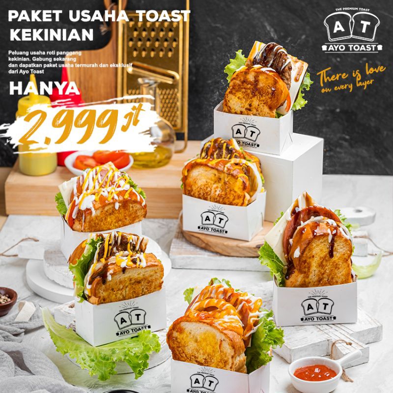 Jual PAKET FRANCHISE AYO TOAST INDONESIA | Shopee Indonesia