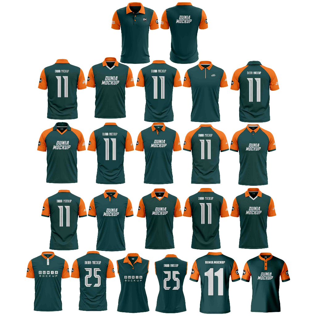 Jual Mockup Jersey Kerah SS - CDR | Shopee Indonesia