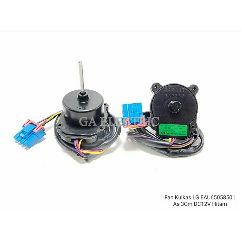Jual MOTOR FAN KULKAS LG EAU65058501 DC12V AS 3CM HITAM | Shopee Indonesia