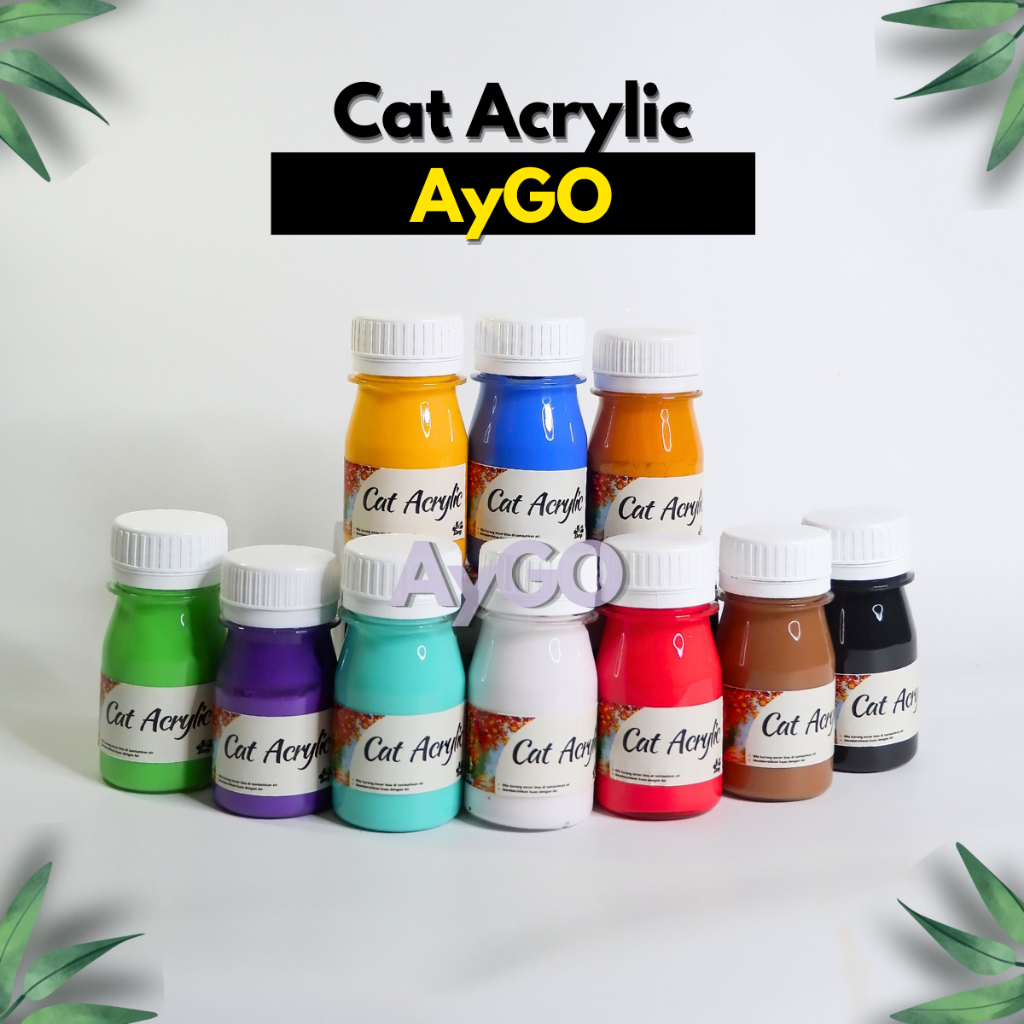 Jual CAT ACRYLIC / CAT AKRILIK / CAT AIR MURAH BERKUALITAS 30 ML ...