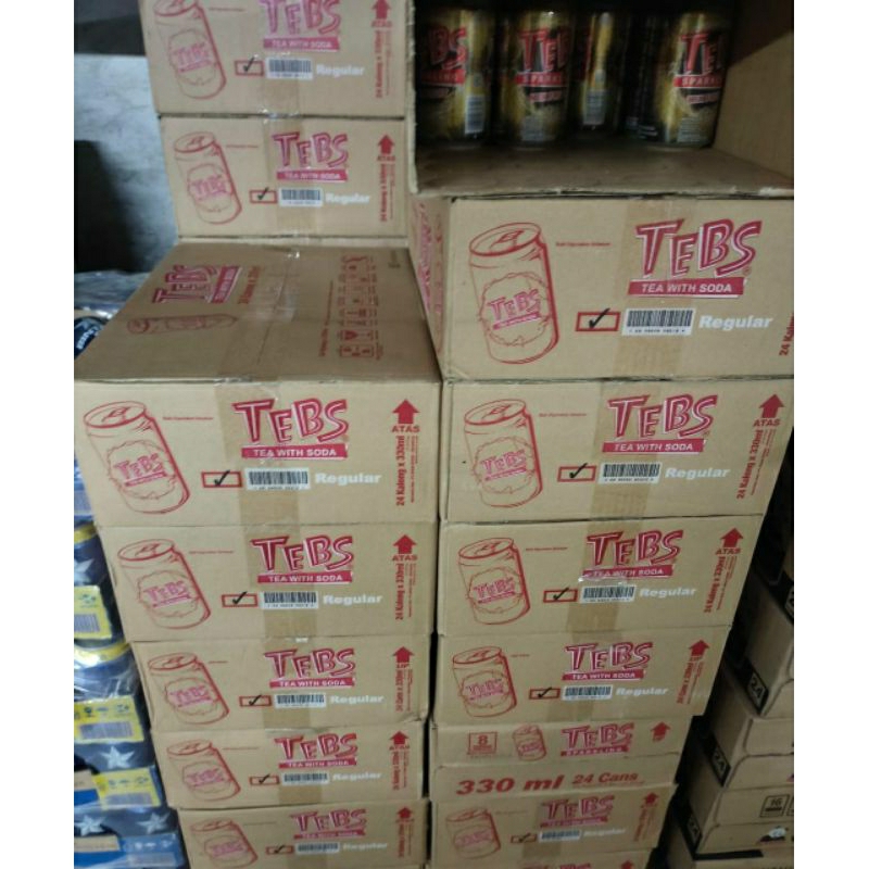 Jual Tebs Tea With Soda 330ml 1 dus | Shopee Indonesia