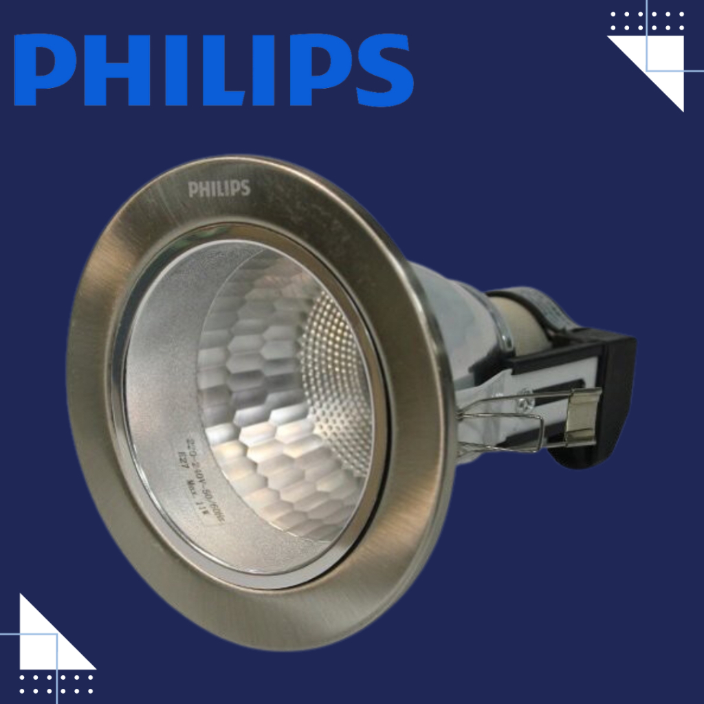 Jual FITTING LAMPU RUMAH DOWNLIGHT PHILIPS WARNA SILVER WARNA PUTIH ...