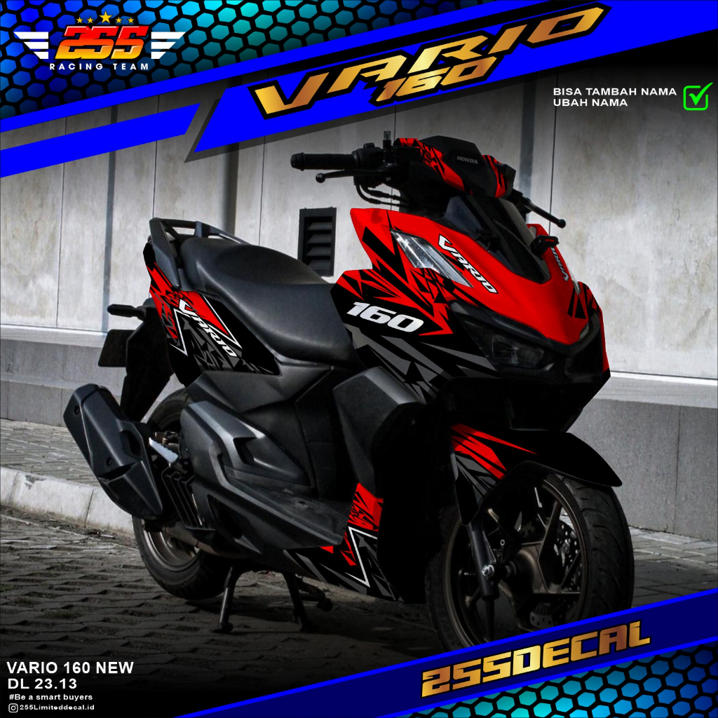 Jual (COD) Decal Sticker Honda Vario New 160 Fullbody 2022 - Dekal ...