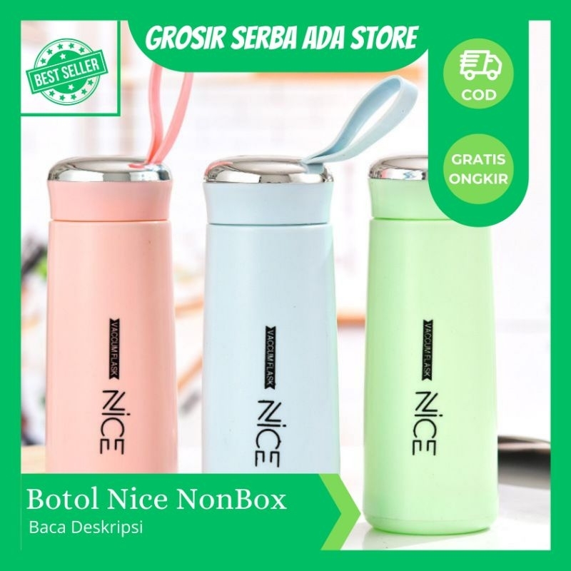 Jual botol kaca nice nonbox / botol kaca / botol / botol souvenir ...