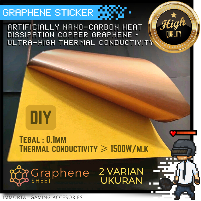 Jual [IM] Graphene Copper Sheet Thermal Sticker Graphite for Passive ...