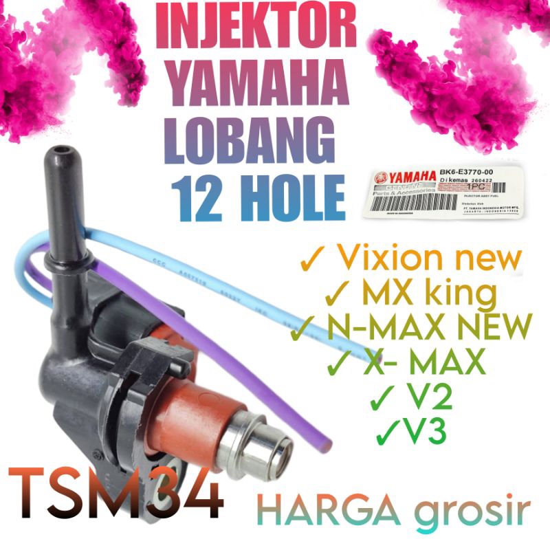 Jual injektor injector Yamaha lobang 12 hole VIXION NEW /MX KING / V2 ...