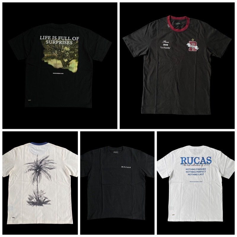 Jual T-SHIRT RUCAS ORIGINAL (THE LAST / PERSIJA / THE INITIAL / PALM ...