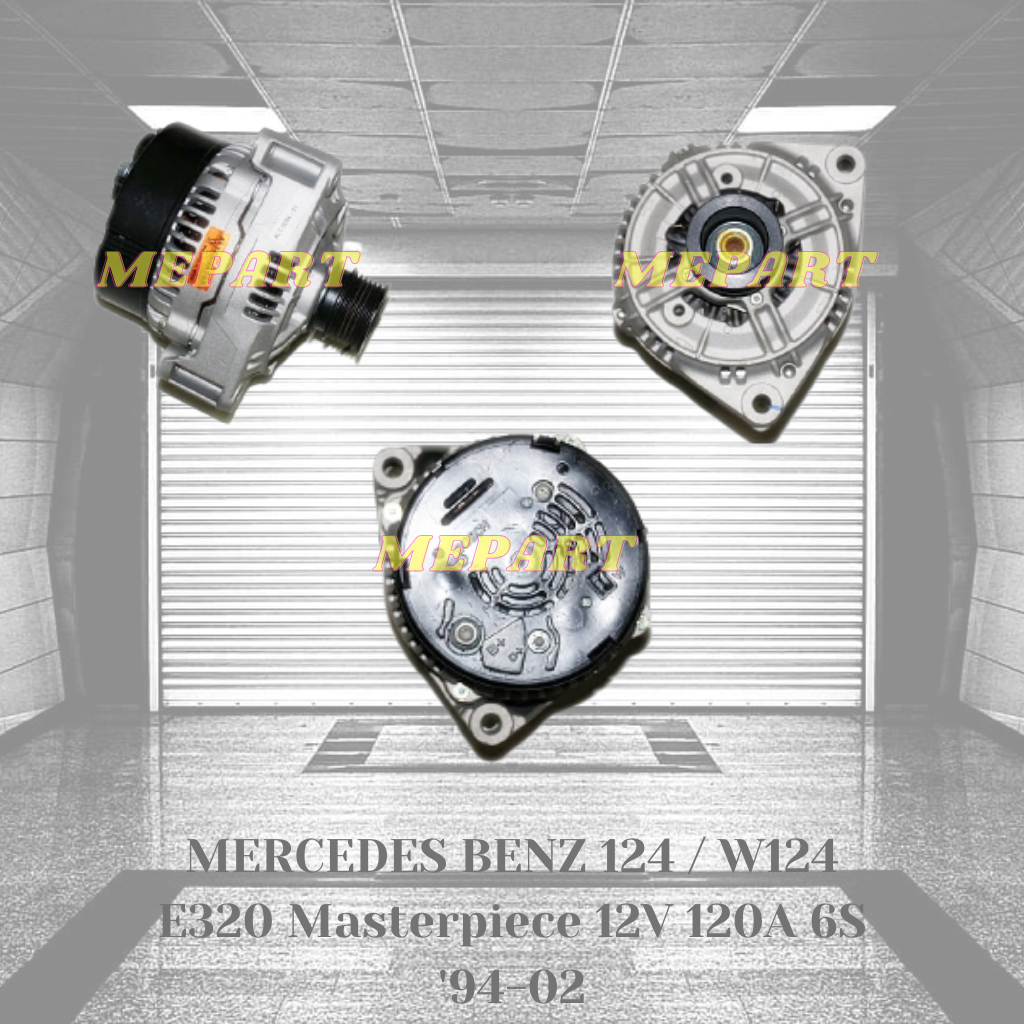 Jual ALTERNATOR MERCEDES BENZ 124 / W124 E320 Masterpiece 12V 120A 6S ...