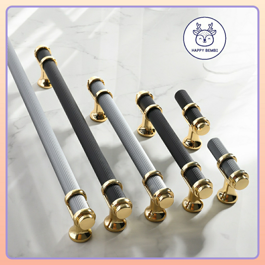 Jual Handle lemari Handle Emas Hitam Gold Tarikan Laci Minimalis Modern ...
