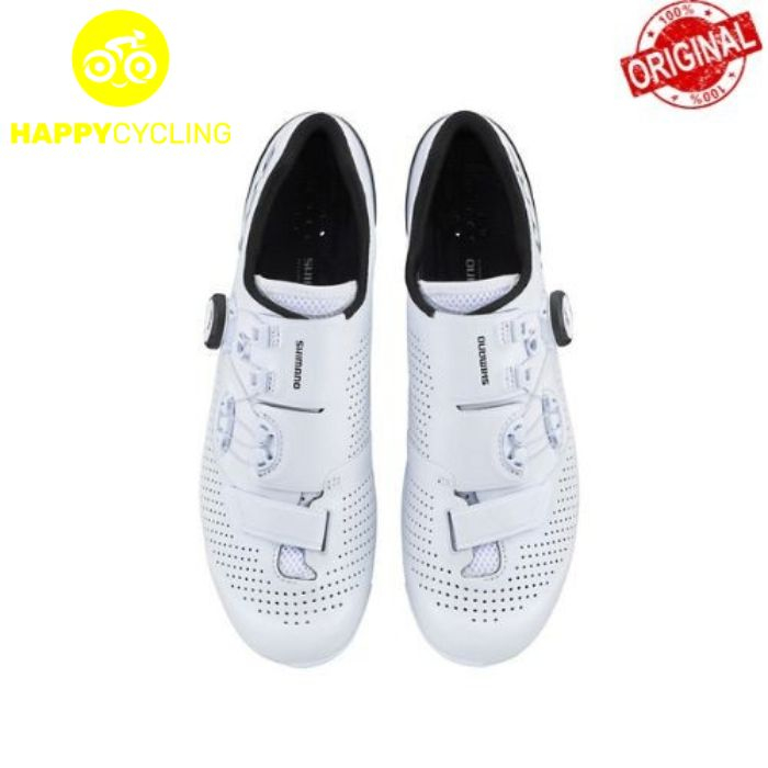 Jual Sepatu Cleat Road Bike Shimano RC9T White SH-RC902T Roadbike ...