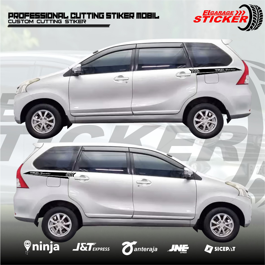 Jual Stiker mobil avanza veloz old stiker cutting list body simple ...