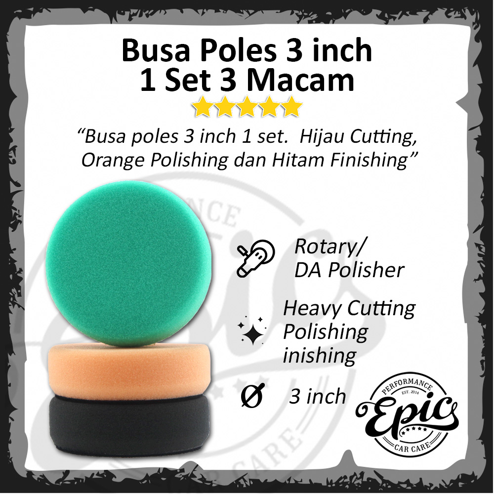 Jual Busa Poles 3 Inch Spot Polishing Mini Rotary Poles Motor Helm ...