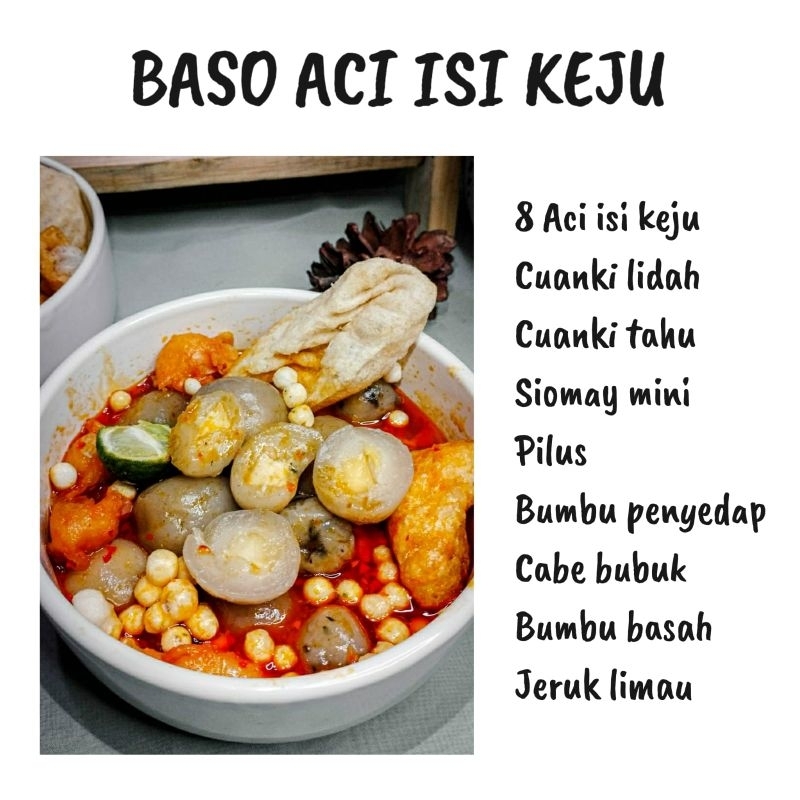 Jual 8 BASO ACI UK SEDANG ISI KEJU | Shopee Indonesia
