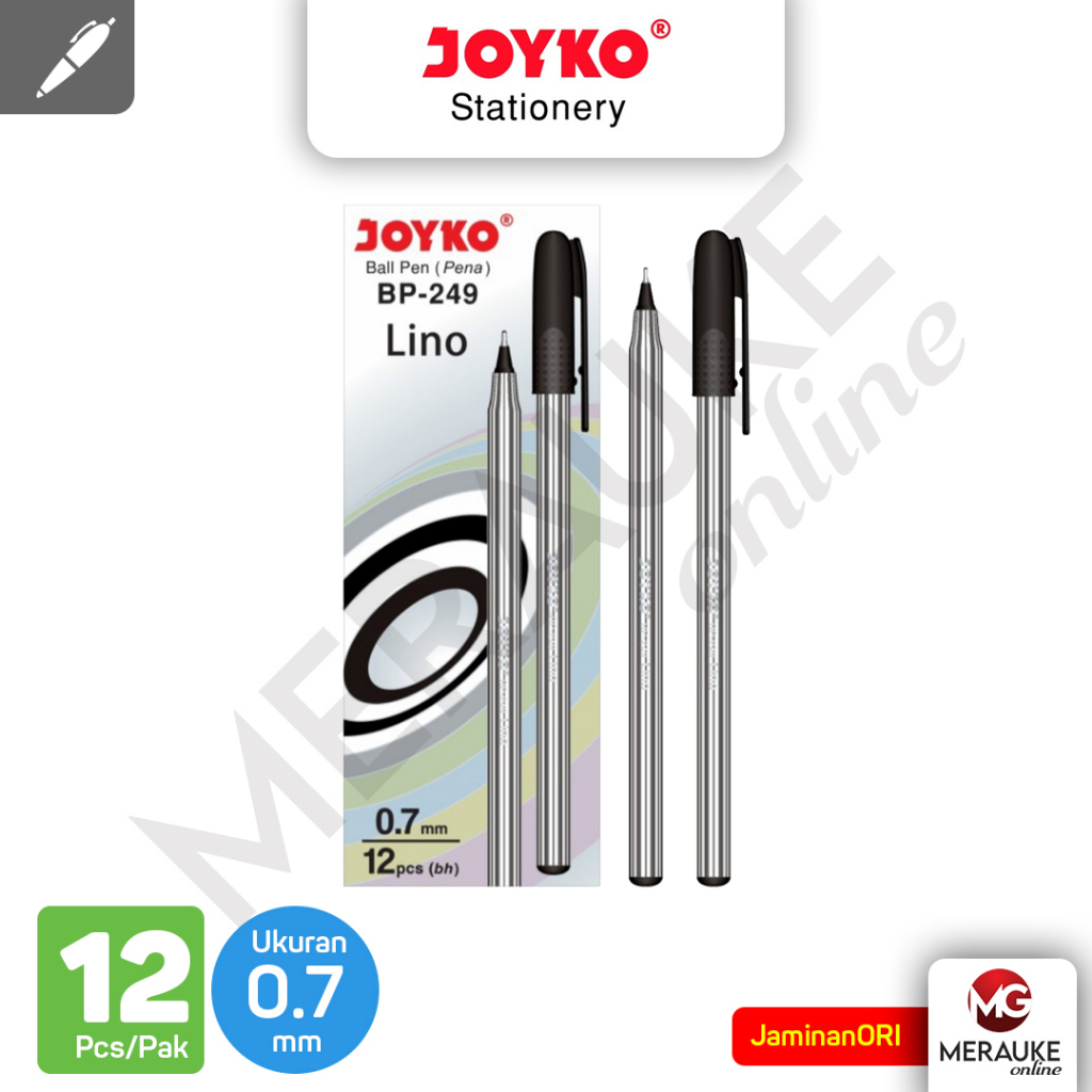 Jual Ballpoint JOYKO BP-249 Lino (1 Box isi 12 Pcs) | Shopee Indonesia