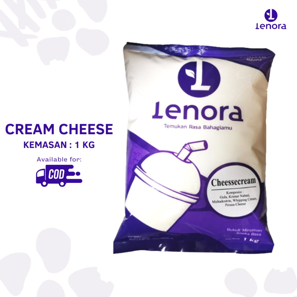 Jual LENORA Topping Cheese Cream Foam Powder 1kg | Shopee Indonesia