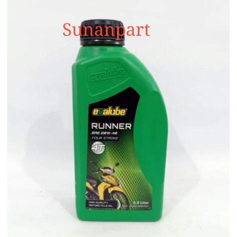 Jual Oli EVALUBE RUNNER 4T SAE 20W-40 800 ML HIGH QUALITY ORIGINAL ...