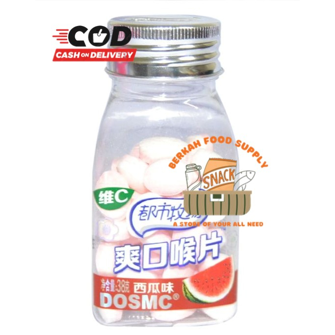Jual Permen Buah Dosmc Vitamin C SEMANGKA / Dosmoo / Xinle / Dosmc ...