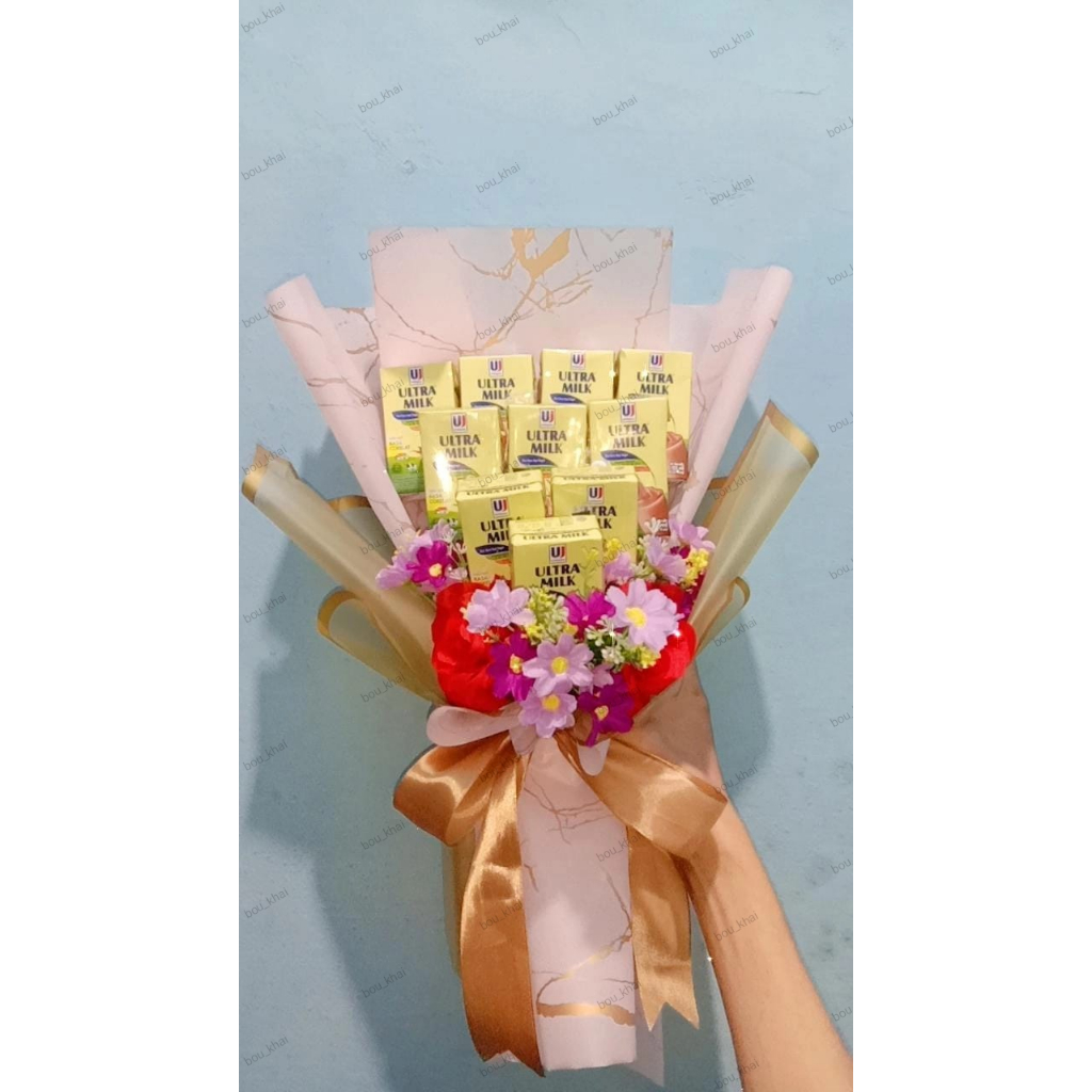 Jual BUKET SUSU / BUKET SNACK SUSU ULTRAMILK | Shopee Indonesia