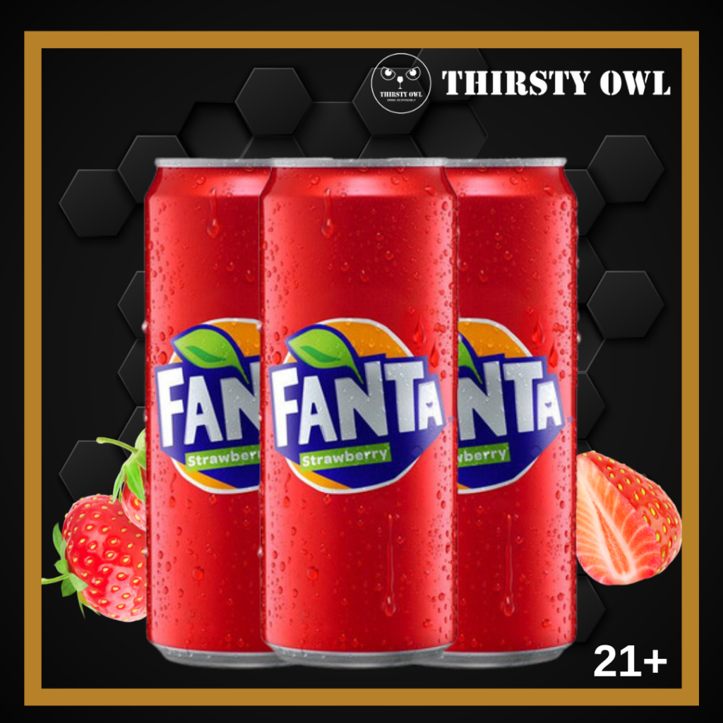 Jual Fanta Strawberry Can 250ml - Paket 3 Kaleng | Shopee Indonesia