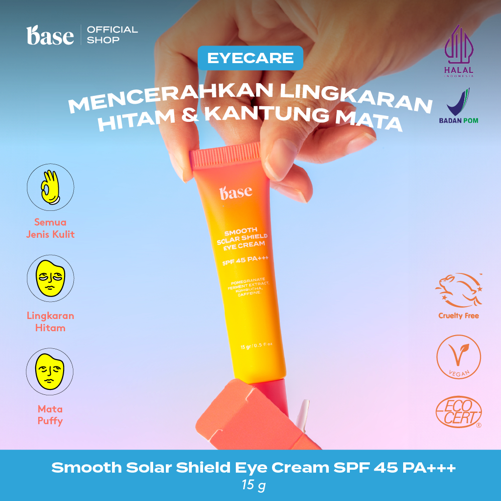 Jual [PERTAMA DI INDONESIA] BASE Smooth Solar Shield Eye Cream SPF 45 ...