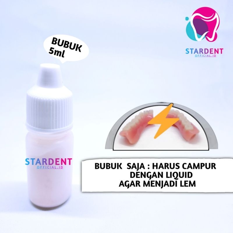 Jual Lem gigi palsu Yang Patah Lem penyambung gusian gigi palsu yang ...