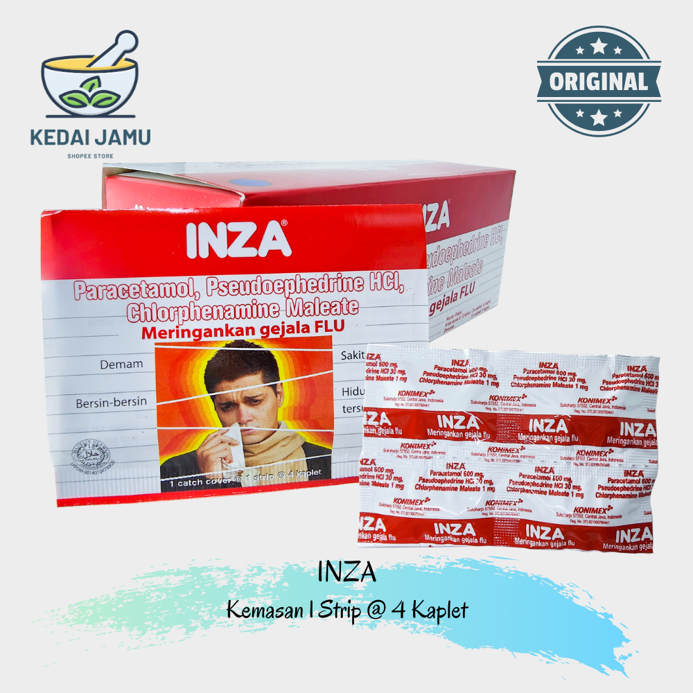Jual Inza Pereda Flu 4 Tablet | Shopee Indonesia