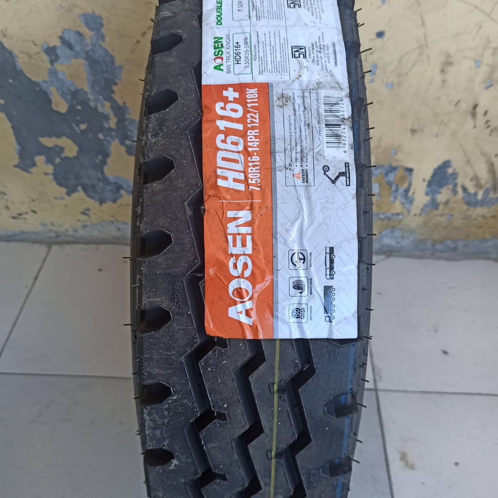 Jual BAN KAWAT 750-16 AOSEN HD 616+/750X16 AOSEN(SET Ban Luar, Ban dalam, dan Ban perut ...